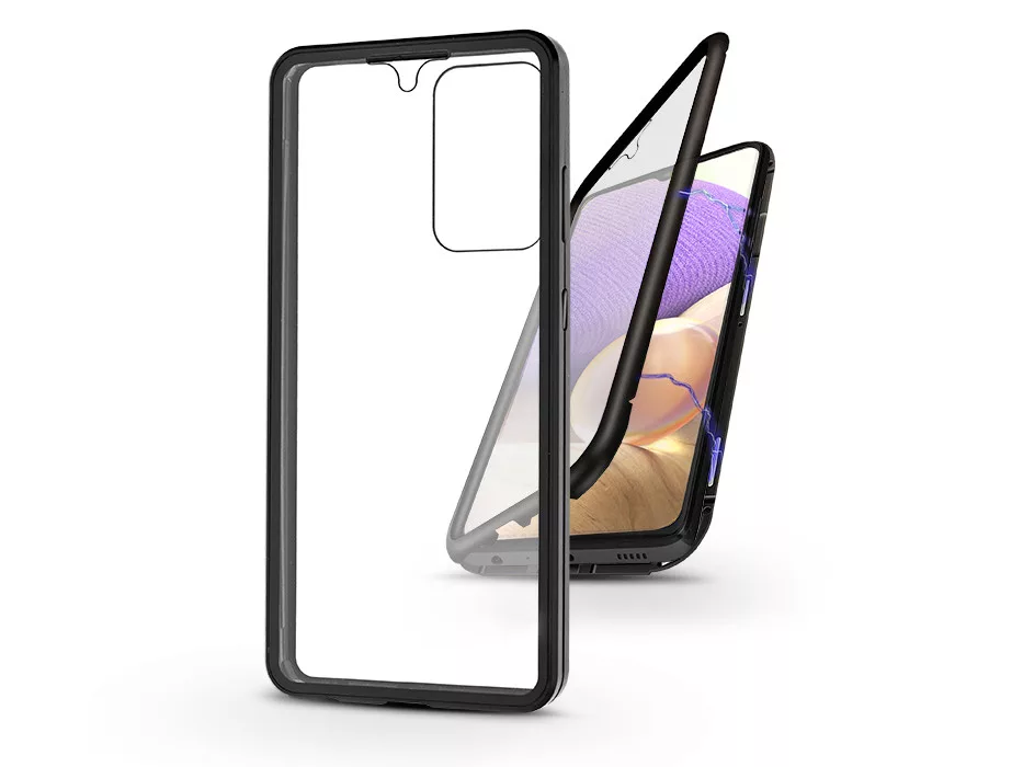 Samsung A325F Galaxy A32 LTE mágneses, 2 részes hátlap előla